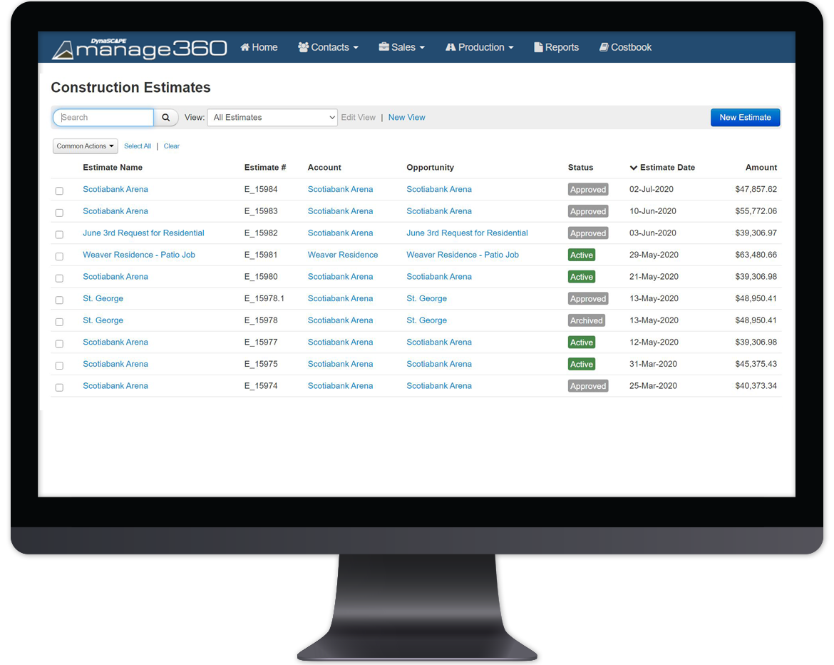 Landscaping Sales and Estimating Software for Manage360